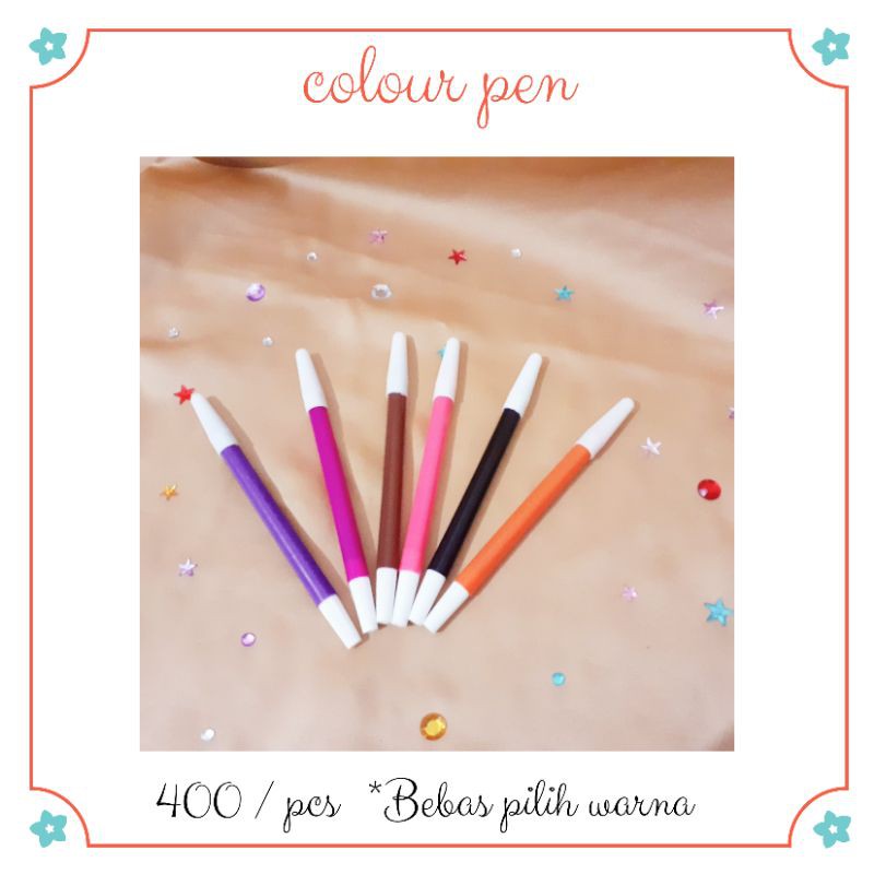 Jual spidol warna -colour pen - pewarna kertas & tas lukis - harga ...
