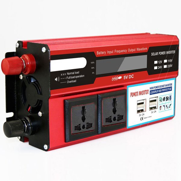 Jual Power Inverter DC 12Volts to AC 220V 1500W with 4 USB Port DOXIN ...