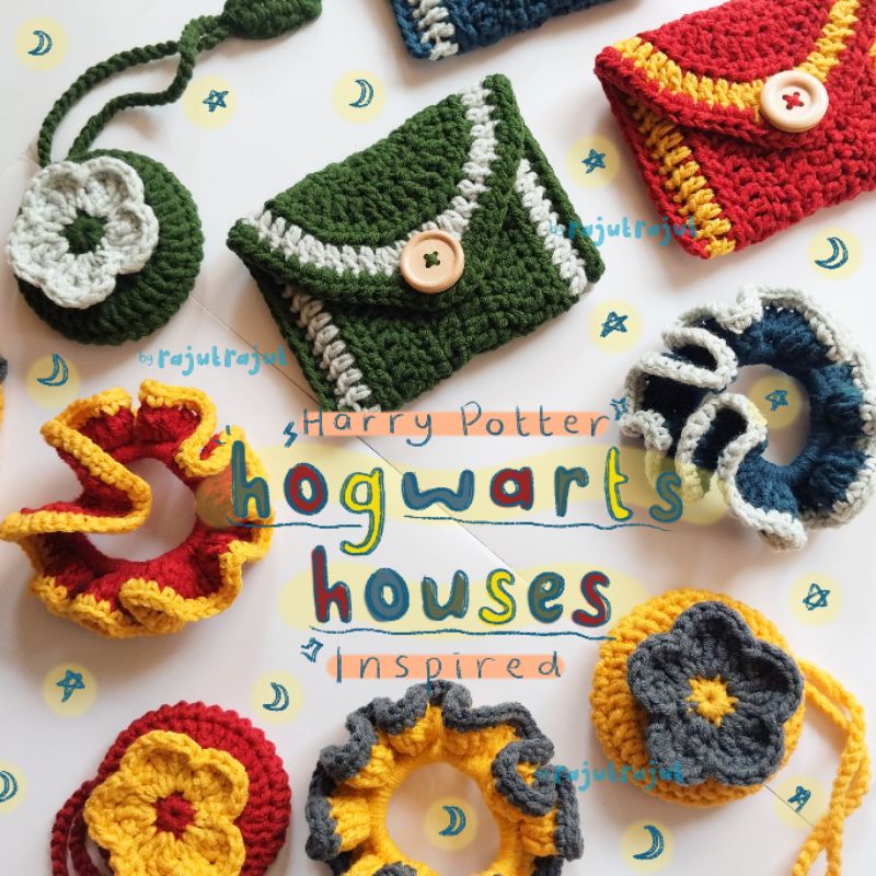 Jual Card Wallet, Scrunchies, dan Mini Mirror Rajut/Crochet (Harry ...