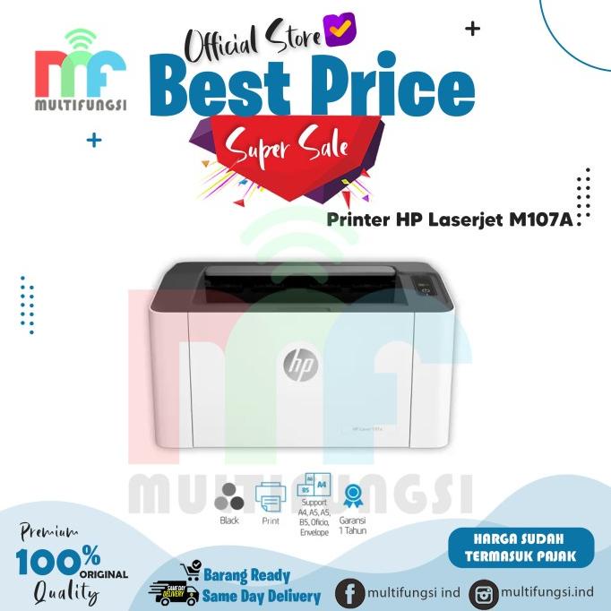 Jual Printer HP Laserjet M107A / Laser Jet HP M107 A Garansi Resmi ...