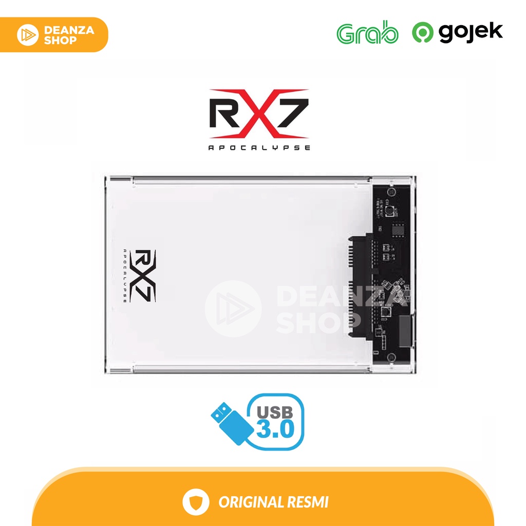 Jual CASING HARDISK EXTERNAL RX7 HDD/SSD ENCLOSURE CASE 2.5" USB 3.0 ...
