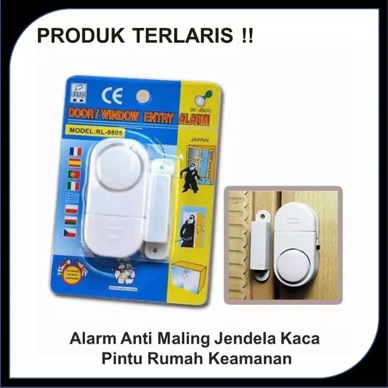 Jual Alarm ANTI MALING Alarm Pintu Door Bel Rumah Toko Kantor Gudang ...