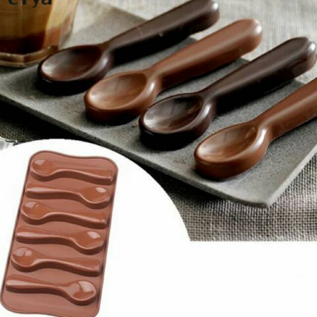 Jual Cetakan Silikon Coklat Agar Sendok | Shopee Indonesia