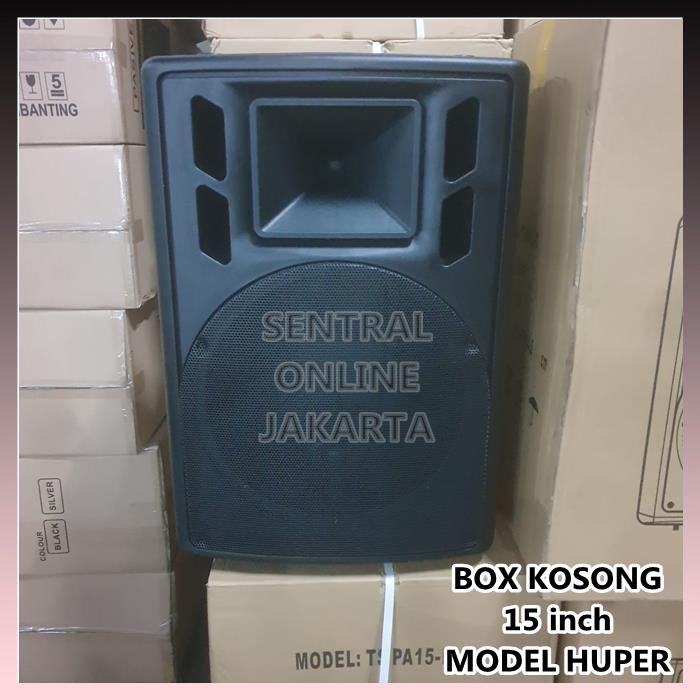 Jual Box speaker fiber plastik 15 inch model HUPER import box kosong ...