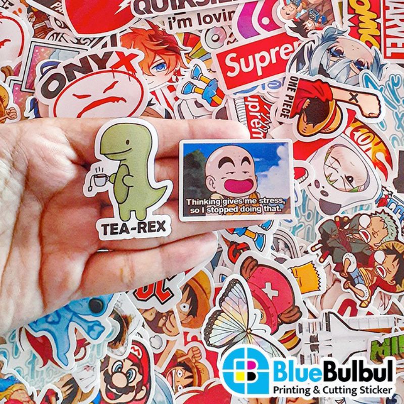 Jual [CETAK CUSTOM STICKER SATUAN MIN BELI 10 RIBU] UNTUK HP LAPTOP ...