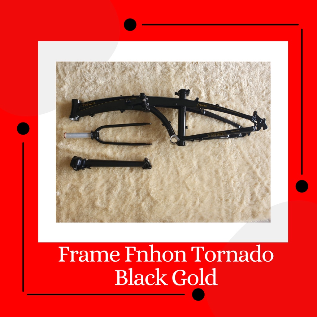 Jual Frame set fnhon Tornado Black Gold 20 22 inch not Blast Storm ...