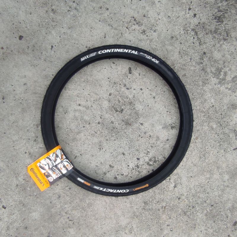 Jual BAN LUAR SEPEDA CONTINENTAL CONTACT 20 INCH MURNI 37 - 406 UKURAN ...