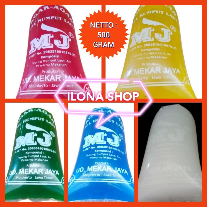 Jual AGAR AGAR RUMPUT LAUT SIAP PAKAI JELLY JELI JELY AGER AGER BAHAN UNTUK ES CAMPUR/ES BUAH ...