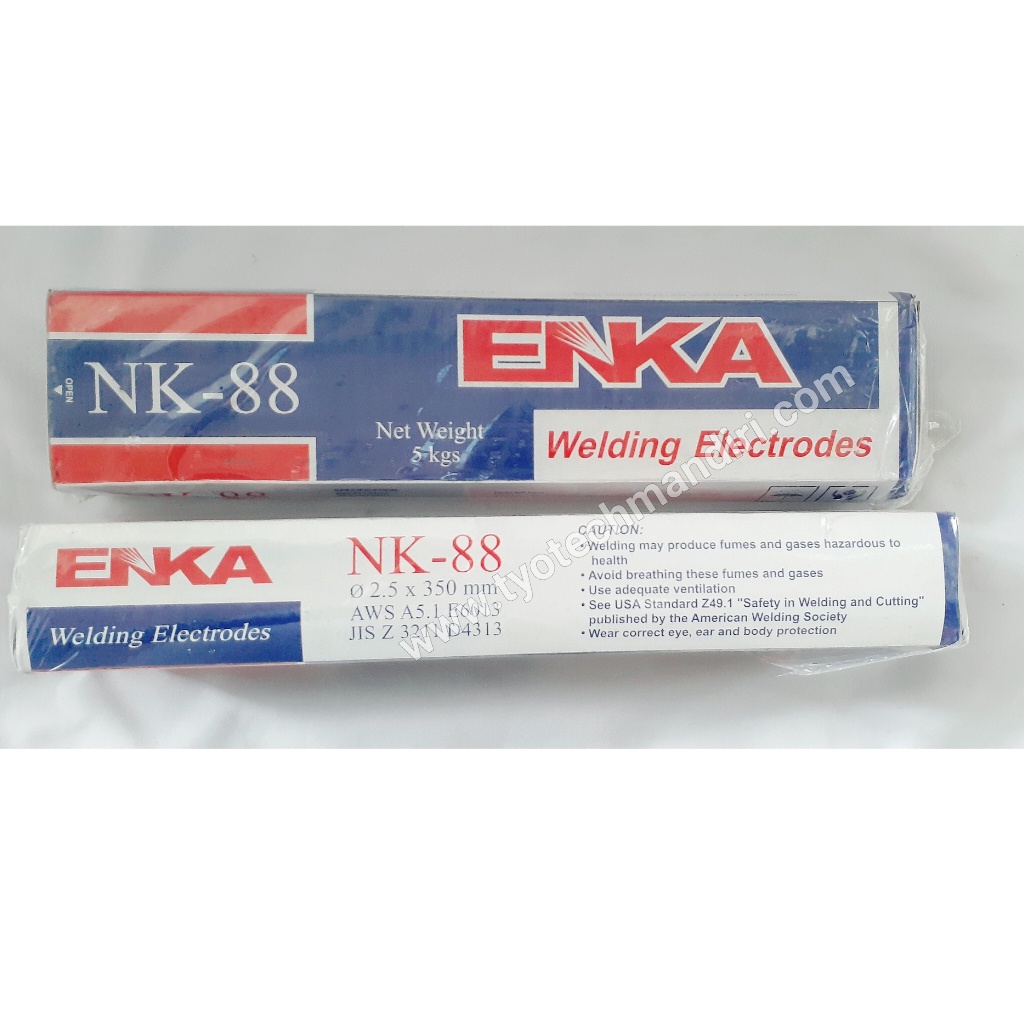 Jual Kawat Las ENKA NK88 2.5MM (5KG) / NK 88 2.5 MM NIKKOSTEEL | Shopee Indonesia