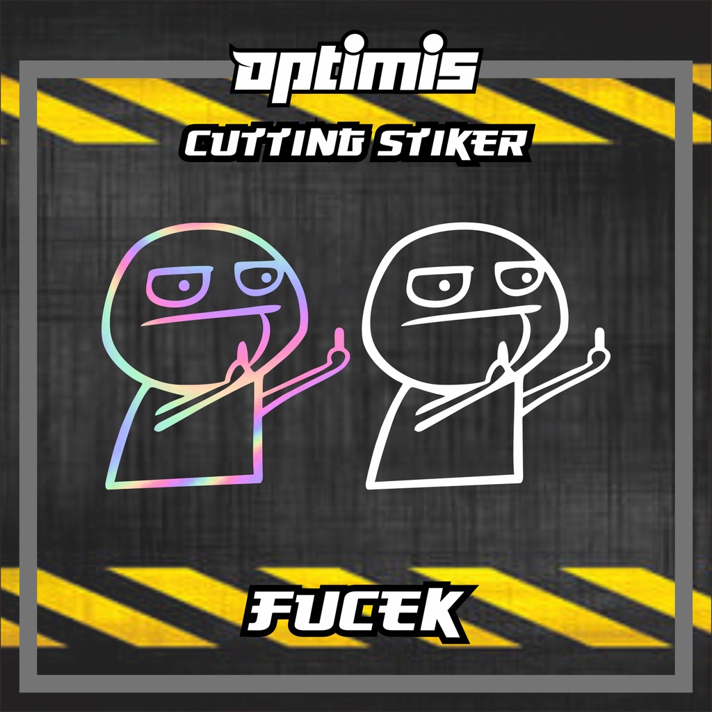 Jual STIKER MEME FUCEK || cutting sticker | Shopee Indonesia
