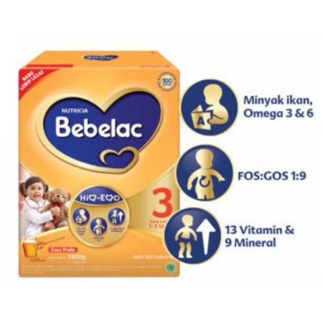 Jual Susu Bebelac 3 1000gr dan 1800gr | Shopee Indonesia