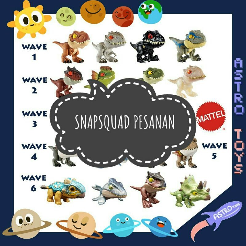 Jual Jurassic Snap Squad Set | Shopee Indonesia