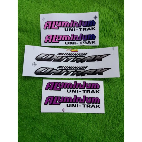 Jual STICKER ARM ALUMUNIUM UNITRACK ARM NINJA R NINJA SS DAN NINJA RR ...