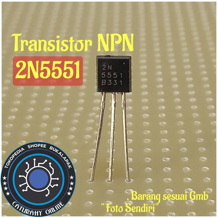 Jual transistor 2n5551 npn 2n 5551 | Shopee Indonesia