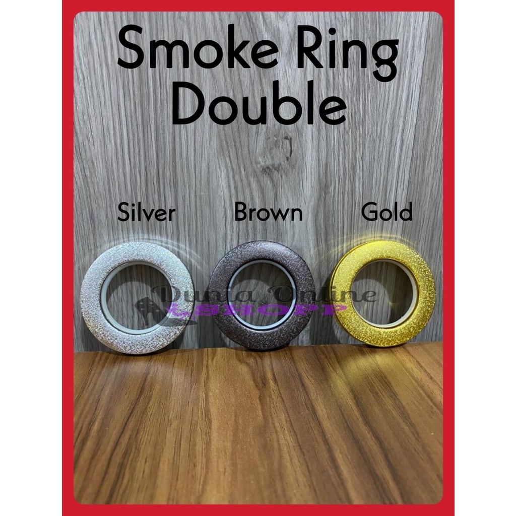 Jual Smoke Ring Double / Ring Gordyn / Ring Gorden / Ring Double ...