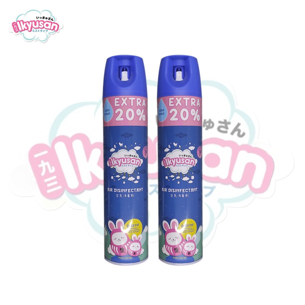 Jual Ikyusan Air Desinfectant 360ml (banded 2pcs) | Shopee Indonesia