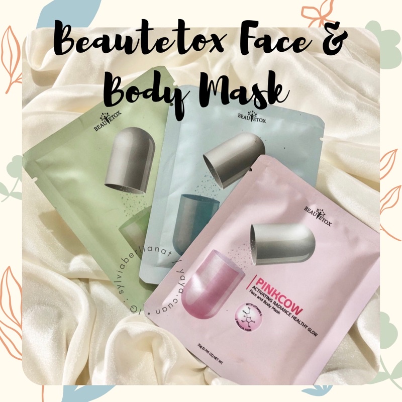 Jual BPOM Masker Beautetox Ultimate Wash Off Mask 20gr Face & Body Mask ...