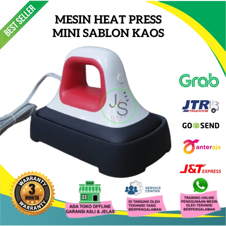 Jual Mesin Press Kaos Mini / Press Baju / Mini Heat Press Machine ...
