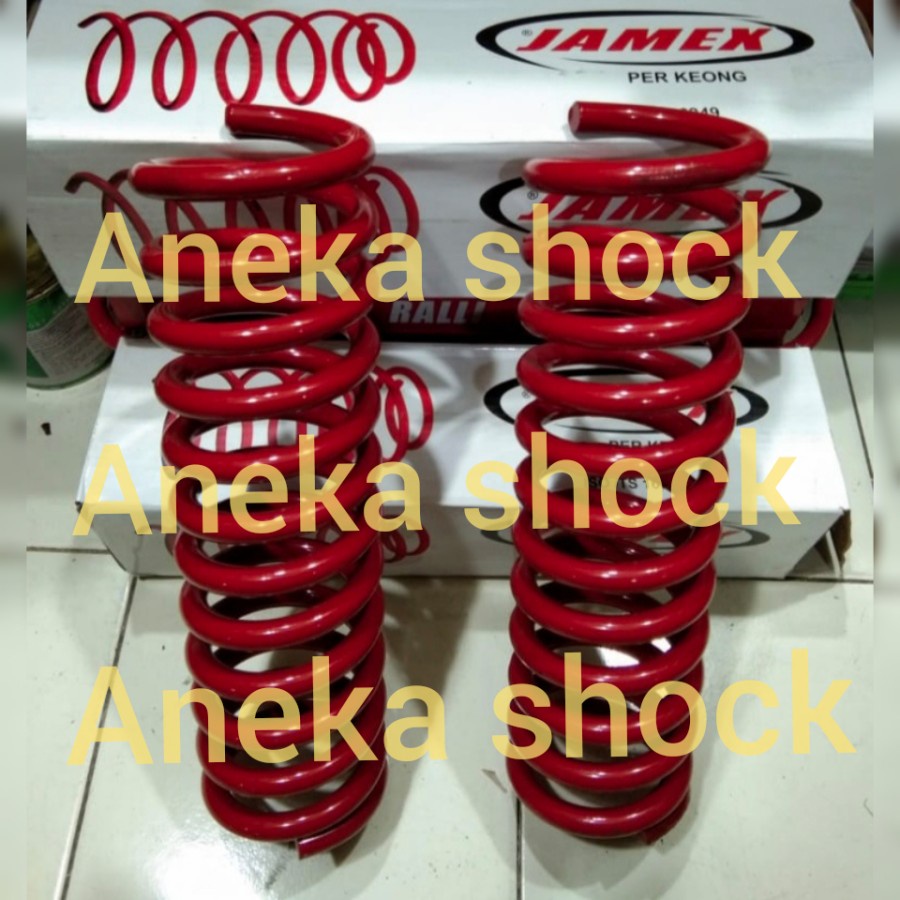 Jual PER KEONG / COILSPRING MERK JAMEX MERCY W124 DEPAN ORIGINAL 2PCS ...