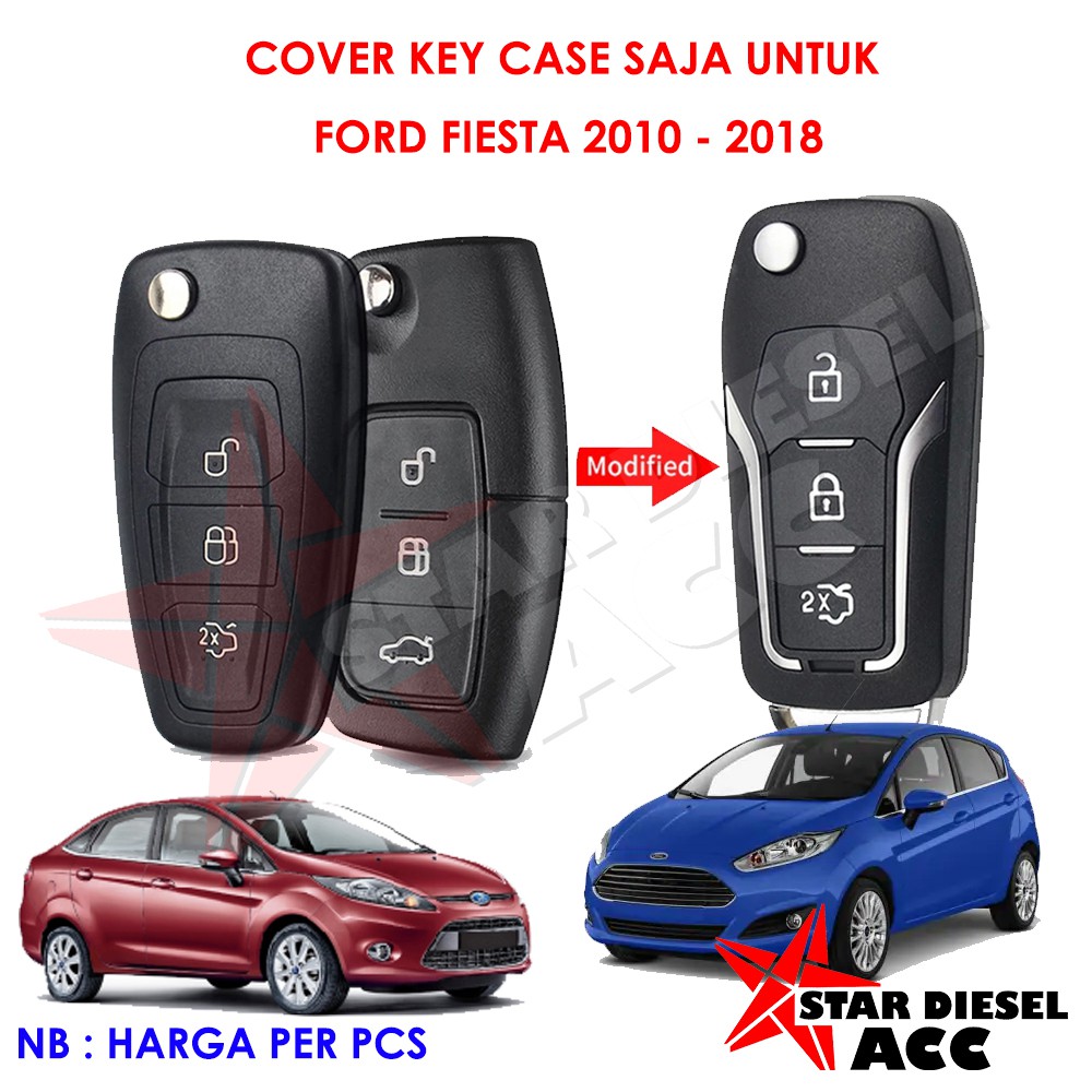 Jual SARUNG KUNCI FORFD FIESTA BAJU CASE COVER KEY FORD FIESTA 2010 ...