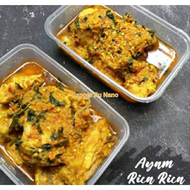 Jual Ayam Rica-Rica Kemangi Isi 4 Potong Siap Makan Made By Order ...
