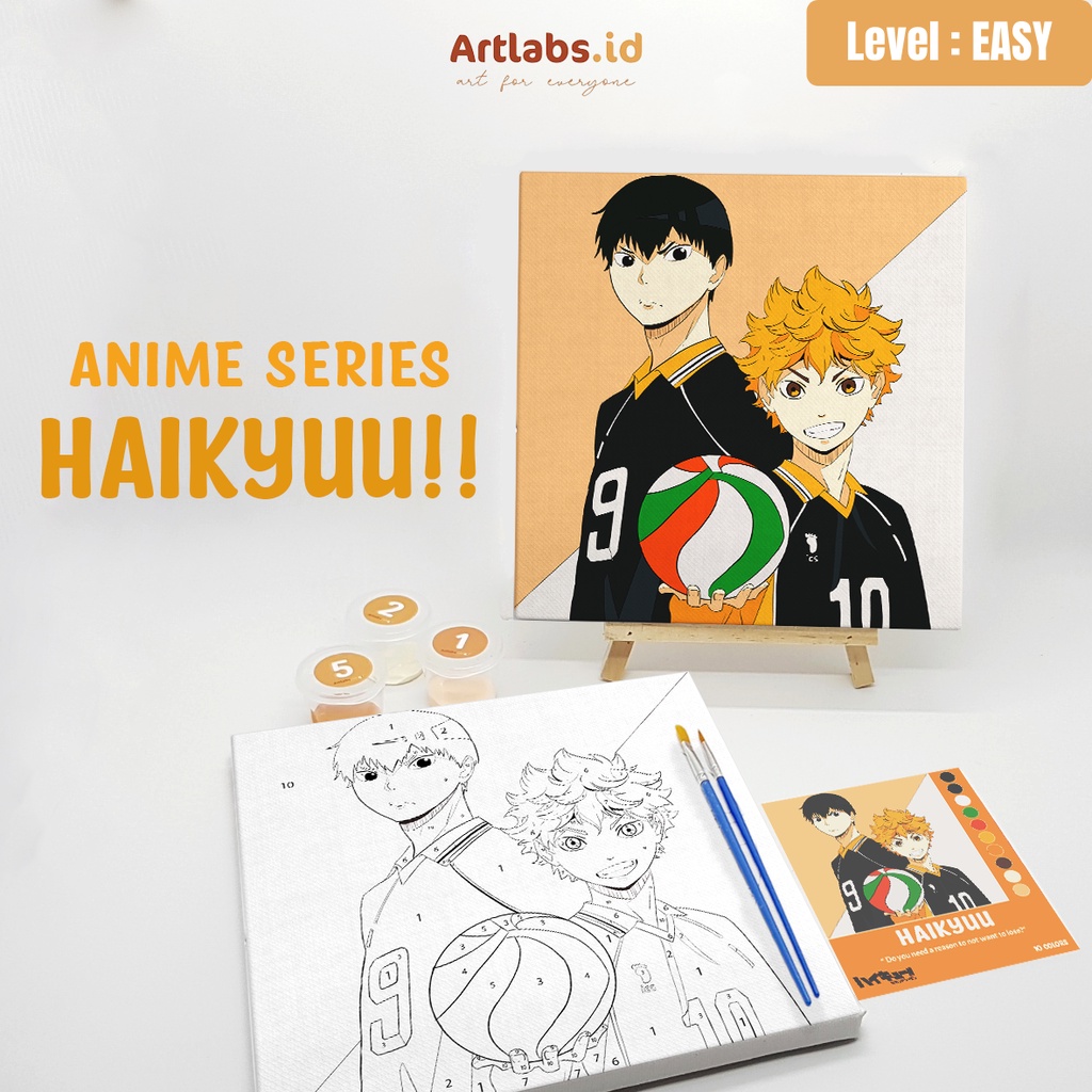 Jual HAIKYUU!! - Paint By Number 10 Color [Anime Series] | Artlabs.id ...
