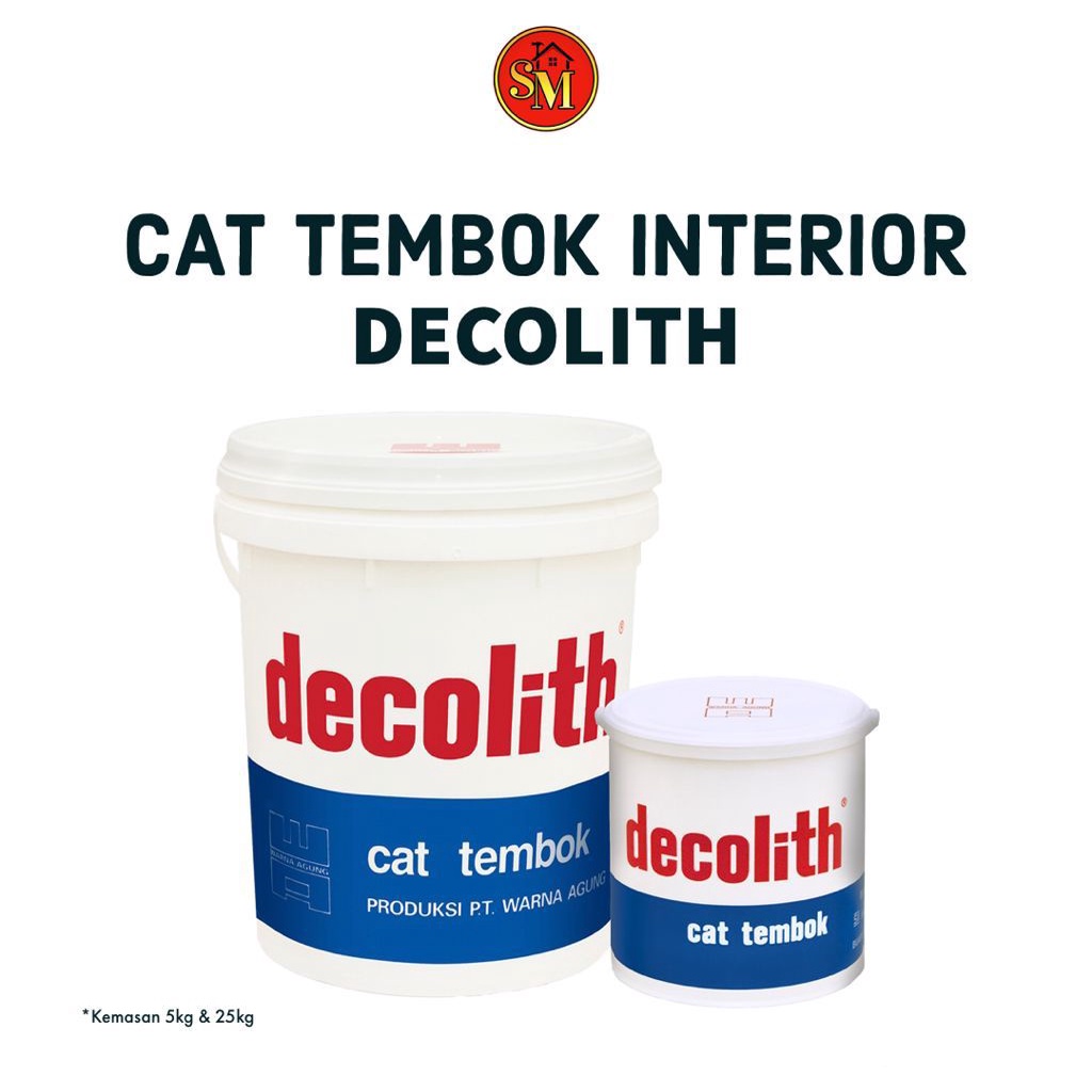 Jual Decolith cat tembok interior 5kg | Shopee Indonesia
