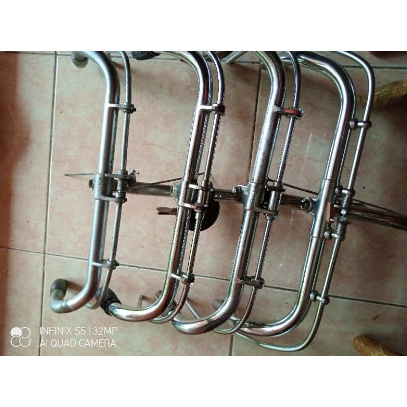Jual 10 STANG SEPEDA ONTHEL stir Gazelle batavus simplex fongers humber ...