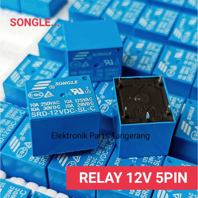Jual RELAY 12VOLT 5PIN SONGLE RELAY 12V 5 PIN RELAY 12 VOLT 5 KAKI RELAY 12VOLT 5 KAKI RELAY 12V ...