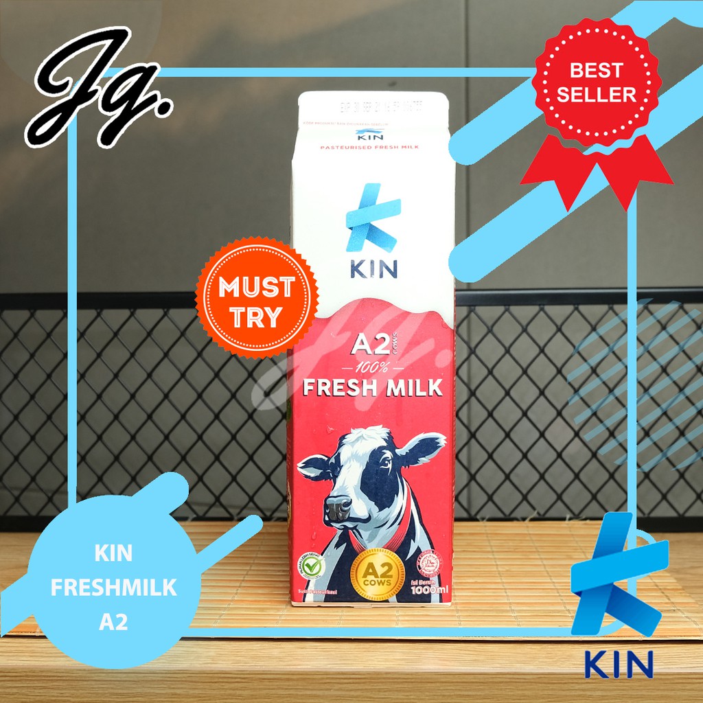 Jual KIN MILK FRESH MILK VIT A2 | SUSU KIN FRESH MILK 1 LITER | Shopee Indonesia