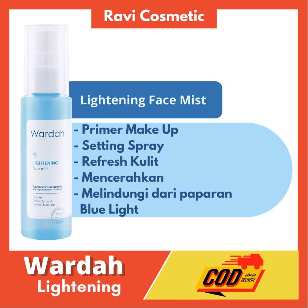 Jual WARDAH Lightening Face Mist | Shopee Indonesia
