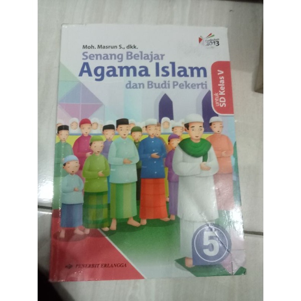 Jual buku pendidikan agama Islam dan budi pekerti kelas 5 SD penerbit Erlangga kurikulum 2013 ...
