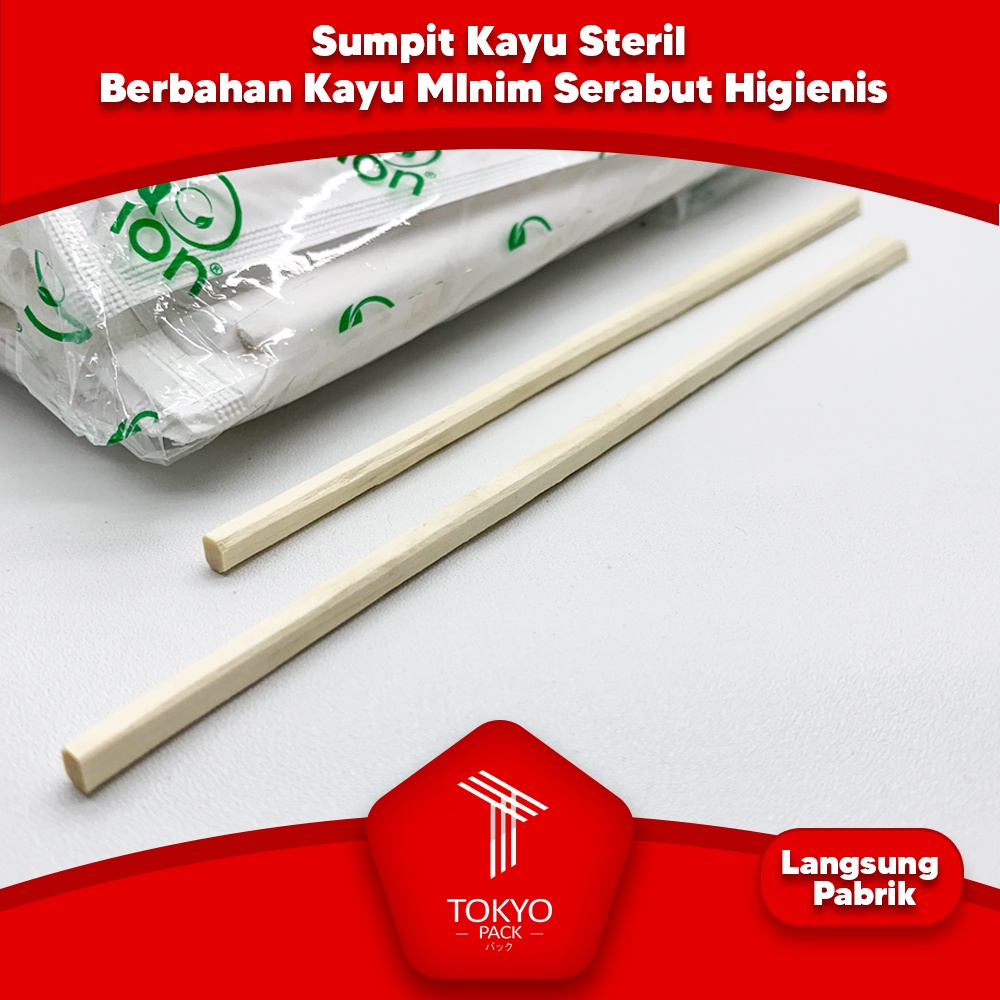 Jual Sumpit Kayu Bungkus Kertas Genroku Full Steril isi 100pcs ...
