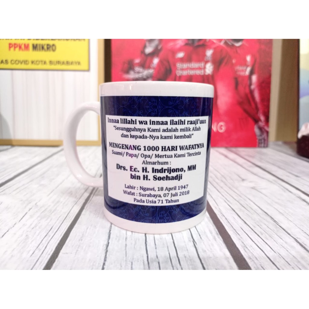 Jual Cetak Mug Gelas Custom / Sablon Mug Custom / Sublim Gelas Custom ...