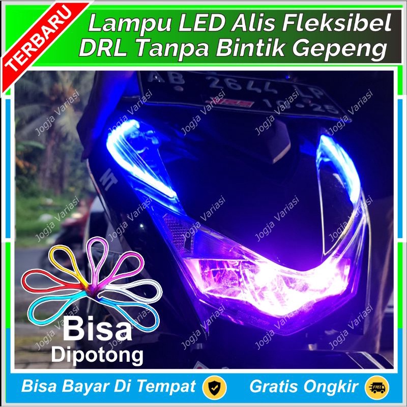 Jual LAMPU LED NEON ALIS TIDAK BINTIK 30CM PREMIUM SOFT UNTUK VARIO ...