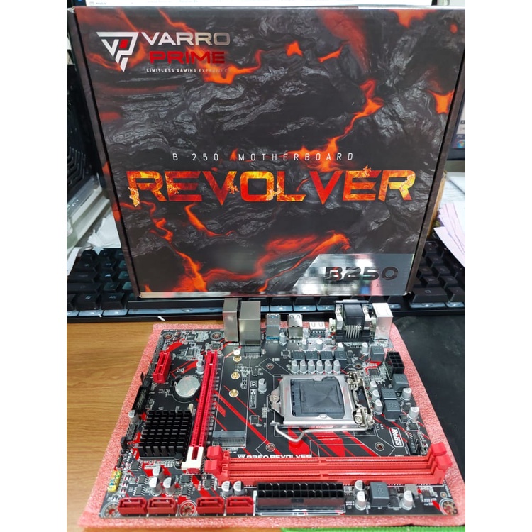 Jual Motherboard Varro Prime B250 Revolver LGA 1151 Gen 6 - 9 + M2 NVME ...