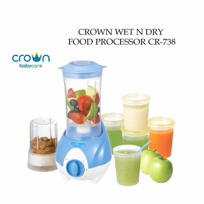 Jual Crown Wet & Dry multifunction Food Processor/Blender | Shopee ...