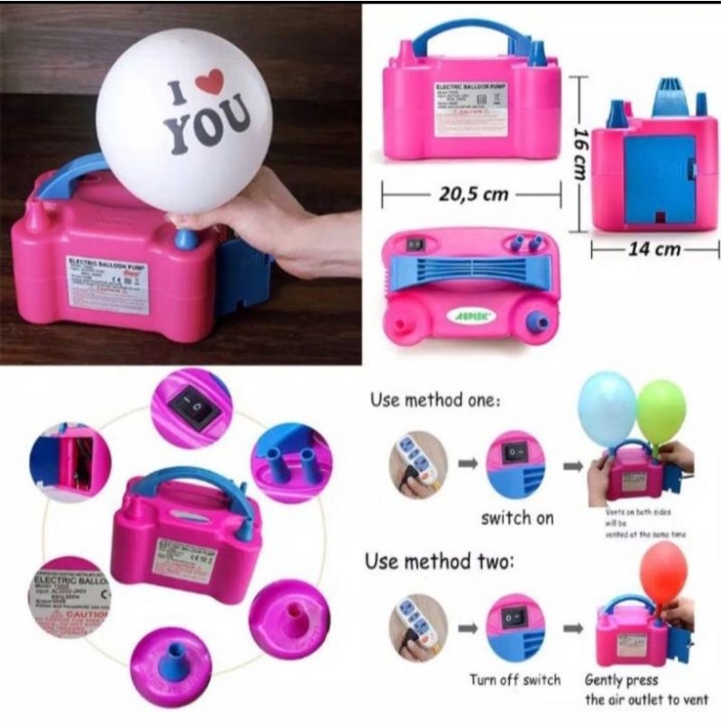 Jual Pompa Balon Elektrik Mesin Pompa Balon | Shopee Indonesia