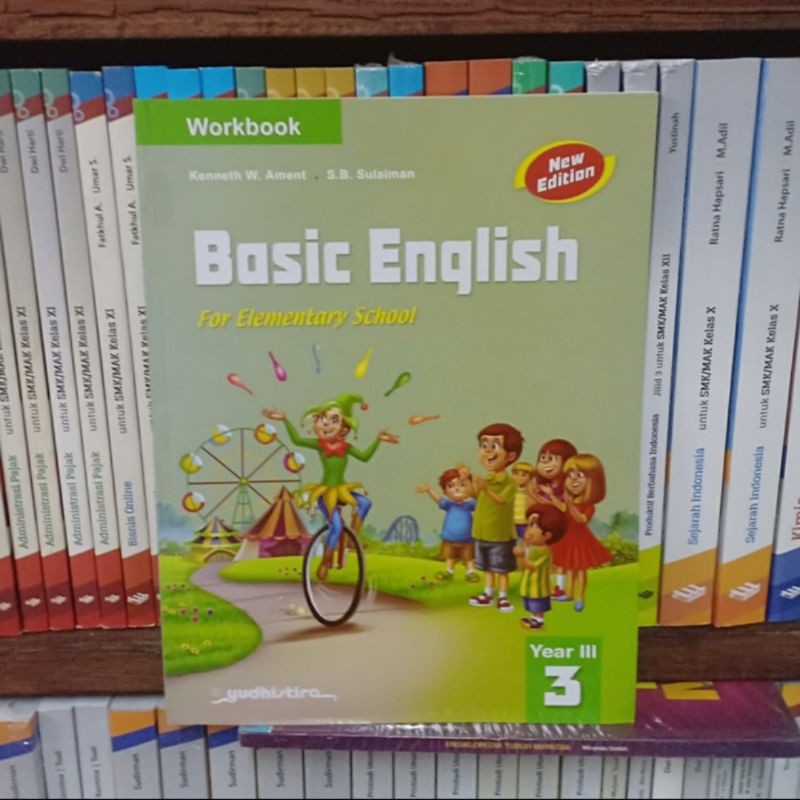 Jual Buku Workbook Basic English Kelas 3 Yudhistira | Shopee Indonesia