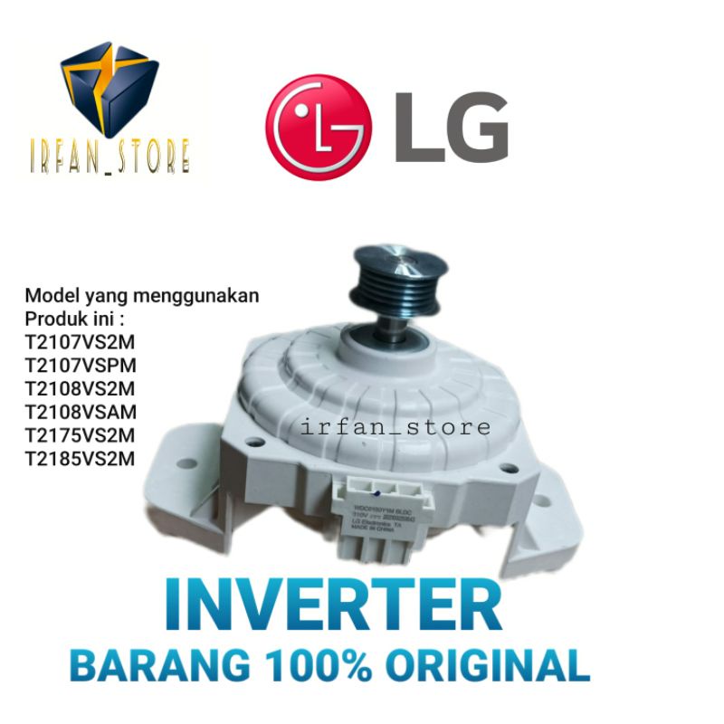 Jual DINAMO MOTOR MESIN CUCI LG SMART INVERTER TOP LOAD 7 KG - 8.5 KG ...