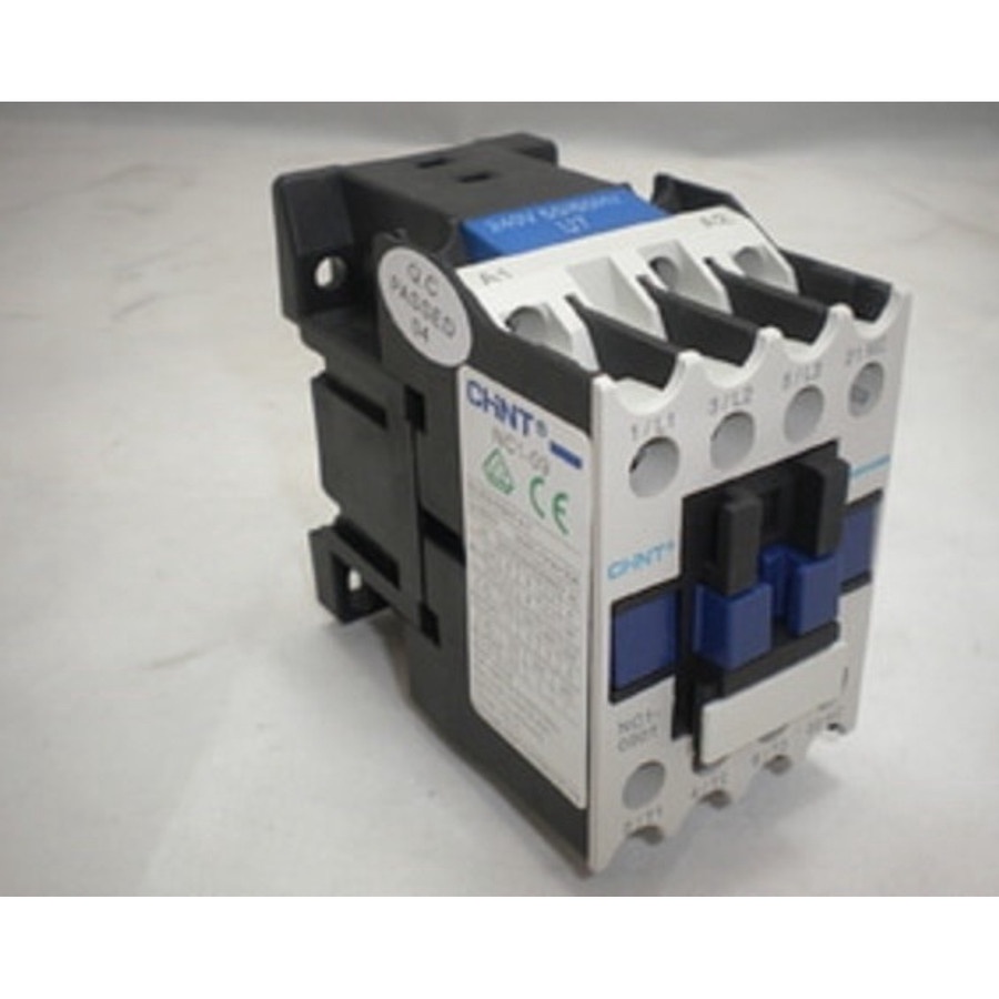 Jual Magnetic Contactor / Kontaktor NC1-0908 2NO 2NC Chint 220V 110V ...