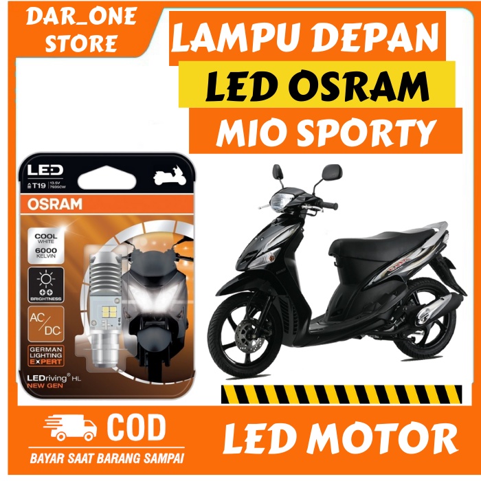 Jual LAMPU DEPAN LED MOTOR YAMAHA MIO SPORTY ORIGINAL OSRAM BERGARANSI ...