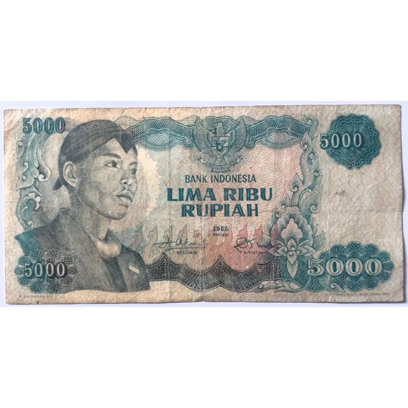 Jual lima ribu rupiah P.SUDIRMAN th 1968. | Shopee Indonesia