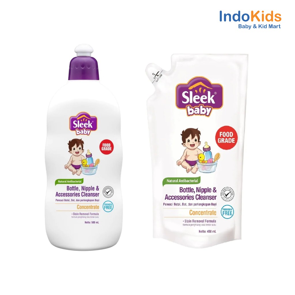 Jual Sleek Baby Bottle Cleanser-Sabun Pencuci Botol | Shopee Indonesia