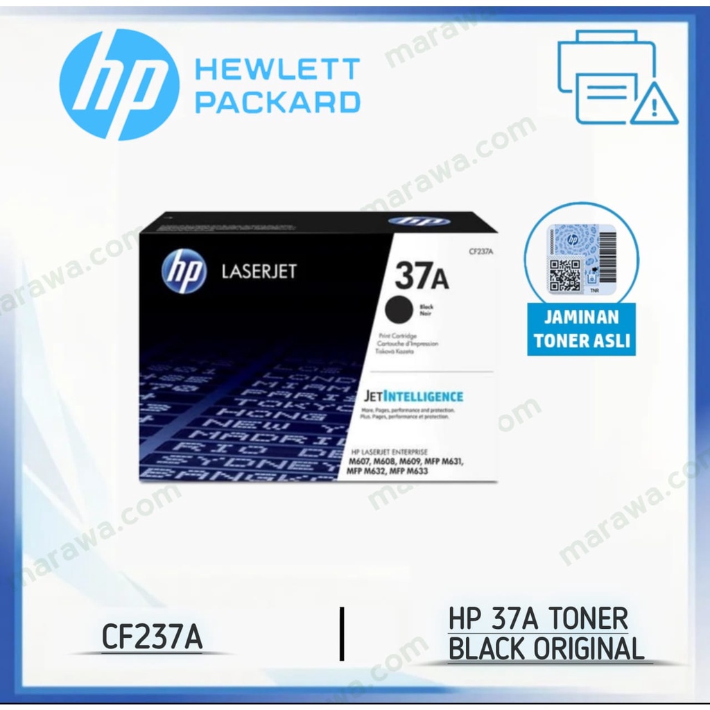 Jual Toner HP 37A Laserjet Black Original (CF237A) | Shopee Indonesia