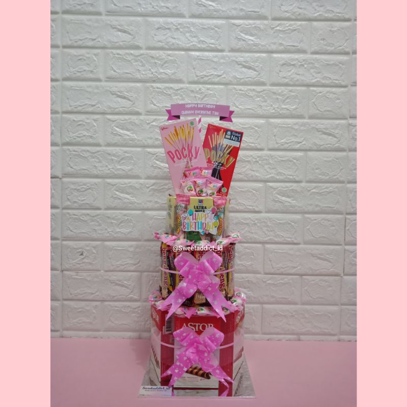 Jual snack cake / snack tower / snack ulang tahun / kue snack ultah ...