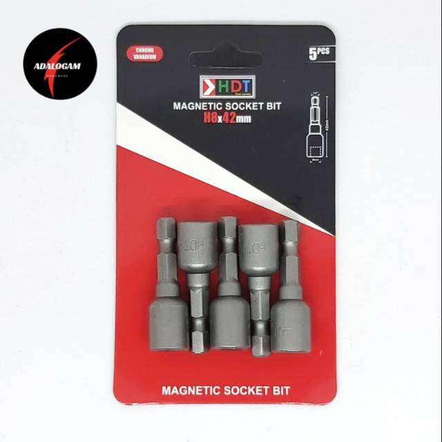 Jual Mata Bor Roofing 8 x 42 mm HDT - Magnetic Nut Setter Baja Ringan | Shopee Indonesia