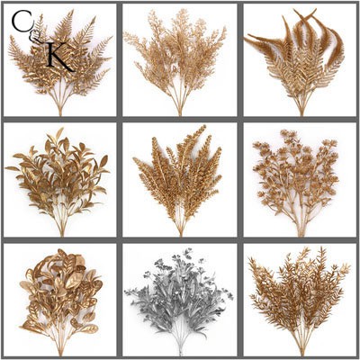 Jual Daun Gold Mewah / Hiasan Dekorasi Ruangan Daun Gold | Shopee Indonesia