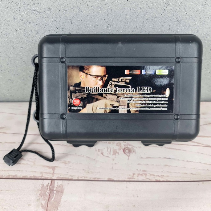 Jual Box Kotak Penyimpanan Plastik Senter LED - C6965 - Black | Shopee ...