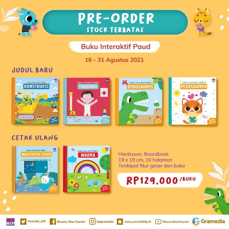 Jual buku interaktif paud. buku interaktif dinosaurus. buku tidur. buku ...